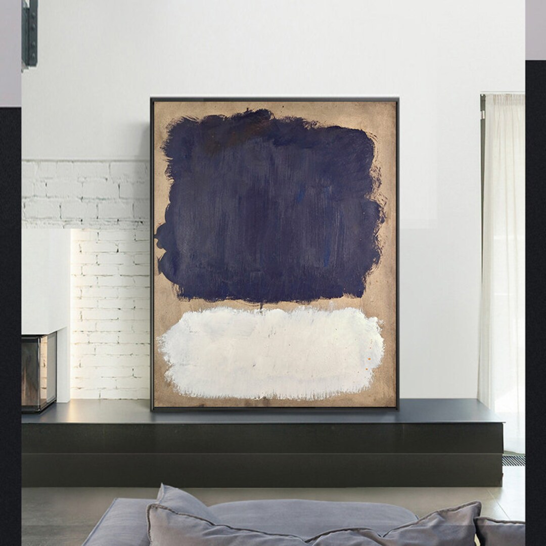 Grau, Weiß, Lila-Mark Rothko, Rothko Kunst Poster, Home-Office-Dekor ...