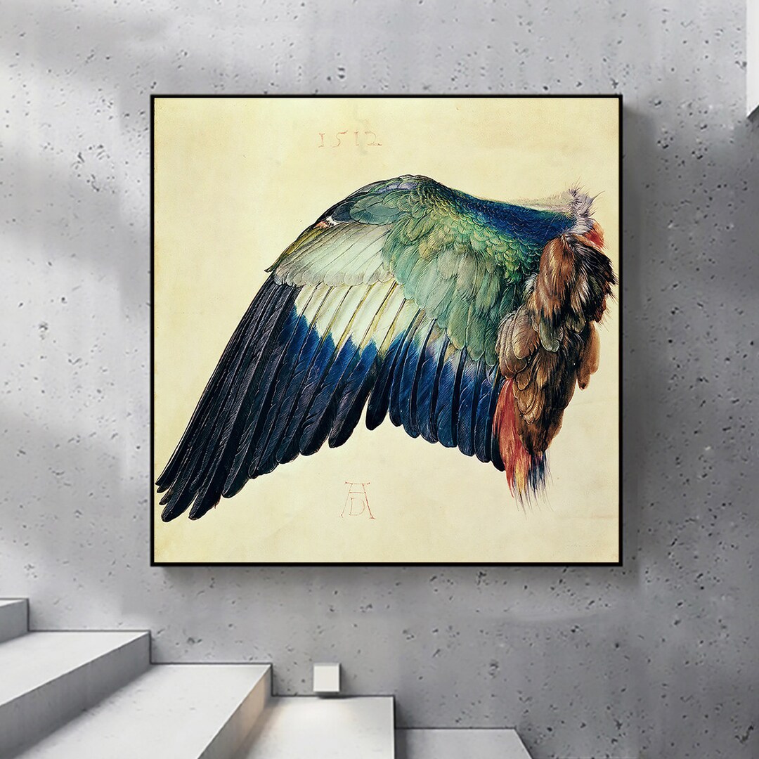 Wing of a Roller, 1512-albrecht Durer,home Office Decor,renaissance ...