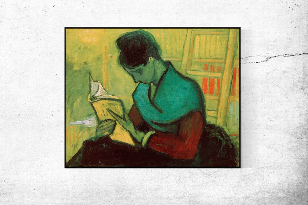 The Novel Reader-vincent Van Gogh,home Decor,realism,post-impressionism ...