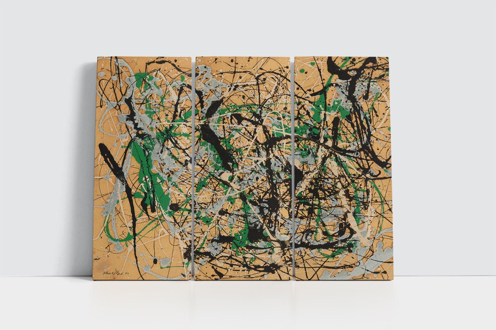 Number 17-jackson Pollock,home Office Decor,fine Art Poster,abstract ...