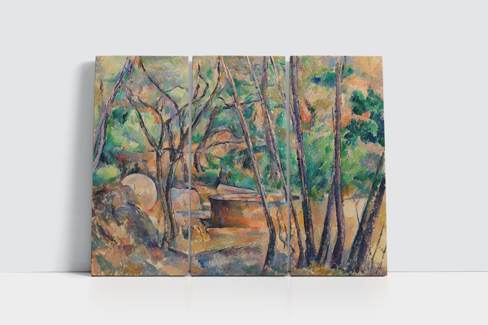 Millstone and Cistern-paul Cezanne,home Office Decor,fine Art Poster ...