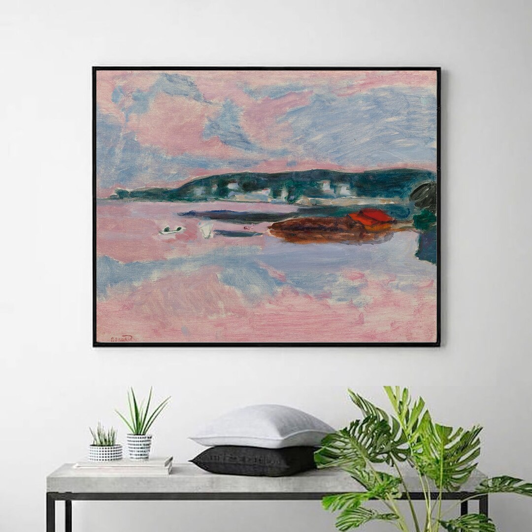 BORD De MER Aux Toits-pierre Bonnard,home Office Decor,fine Art Poster ...
