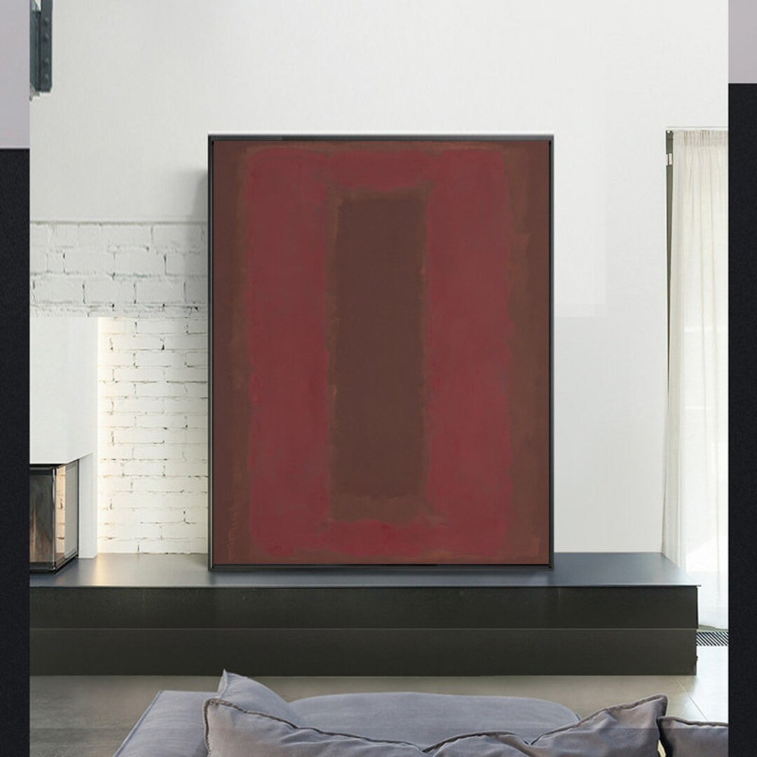 Untitled Red Painting -mark Rothko,rothko Art Poster,home Office Decor ...