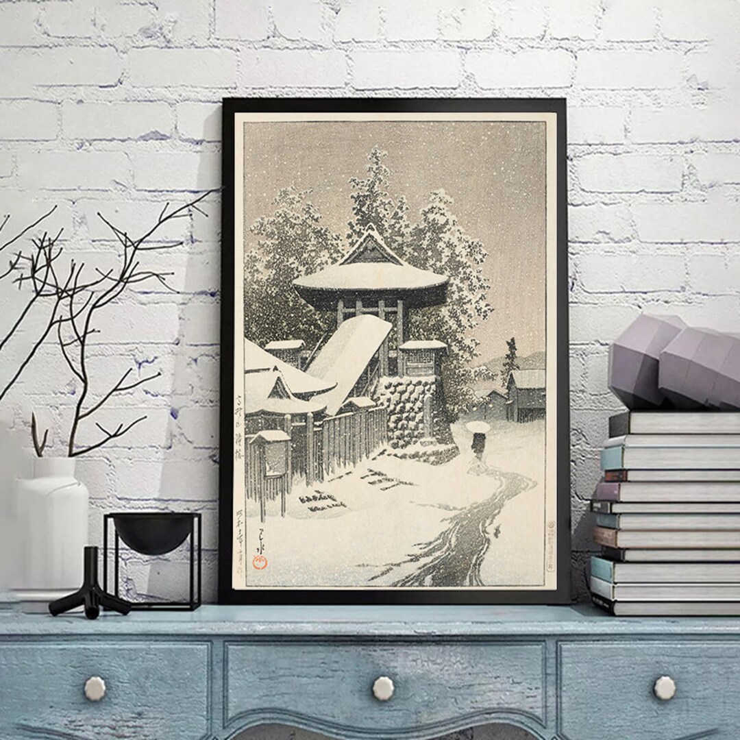 Koyasan Shoro-kawase Hasui,home Office Decor,kawase Hasui Print ...