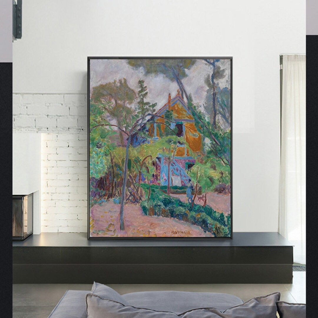 Maison-parmi-arbres-pierre Bonnard,home Office Decor,fine Art Poster ...