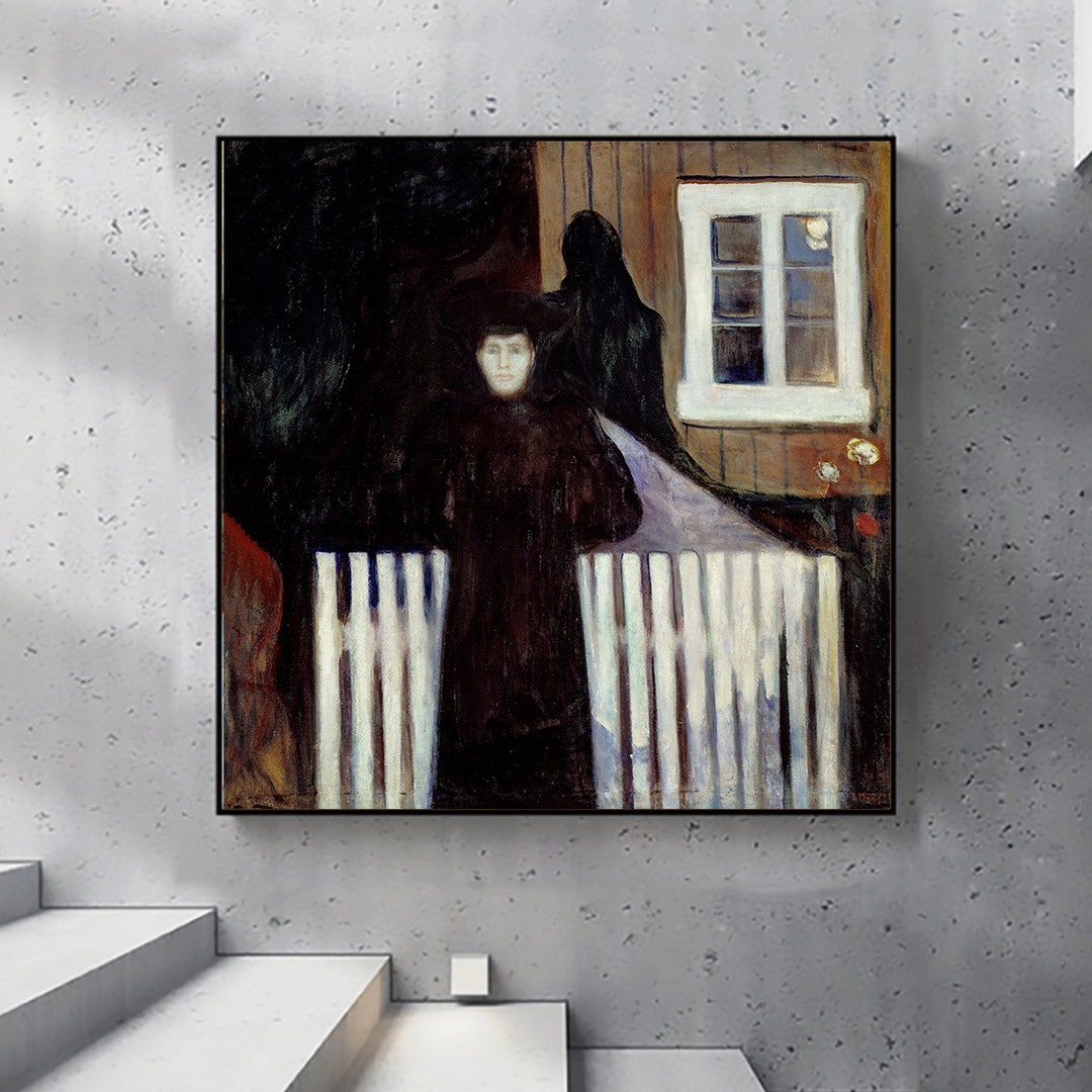 Moonlight, 1893-edvard Munch,home Office Decor,expressionism,vintage ...