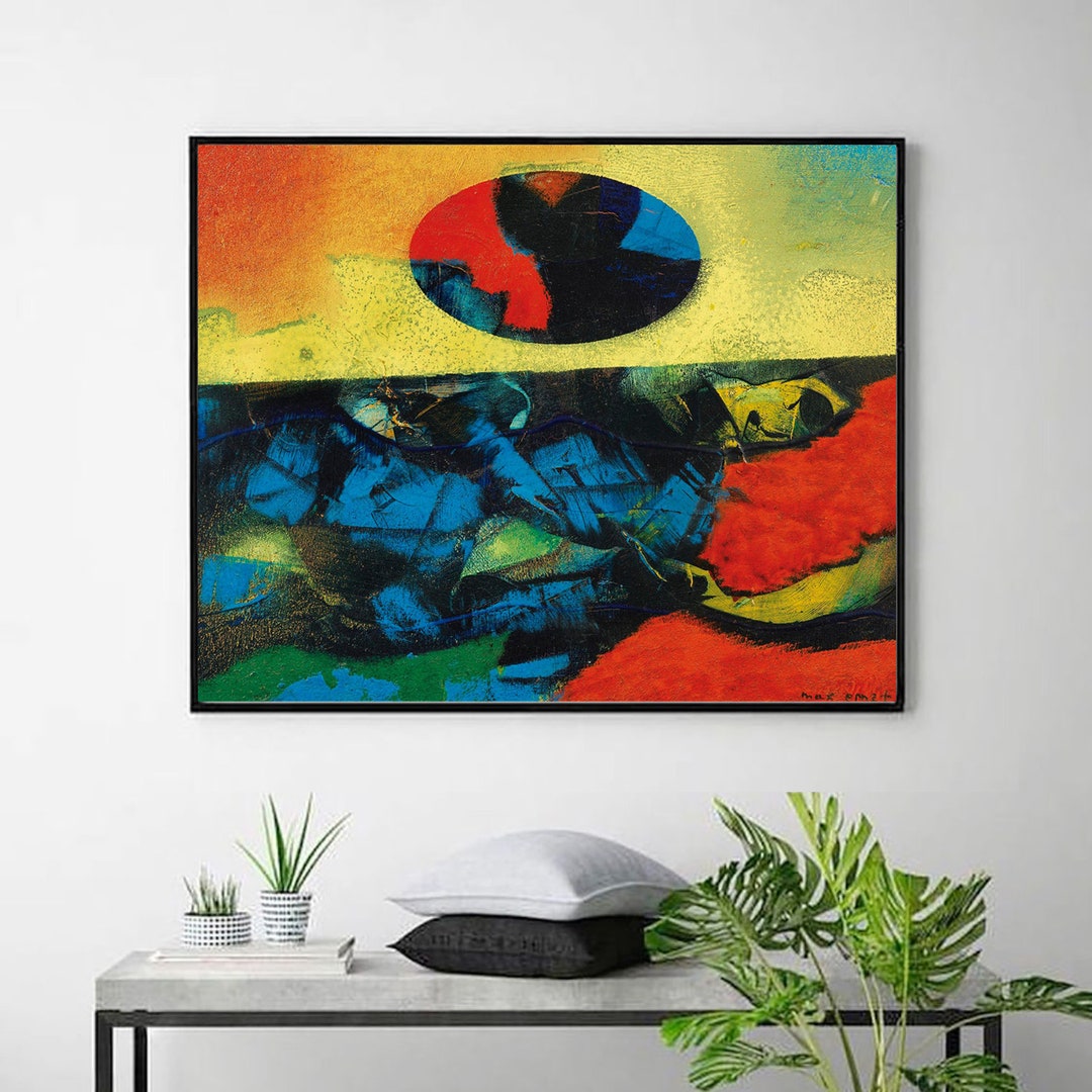 Soudain II, 1960-max Ernst ,home Office Decor,fine Art Poster,modern ...