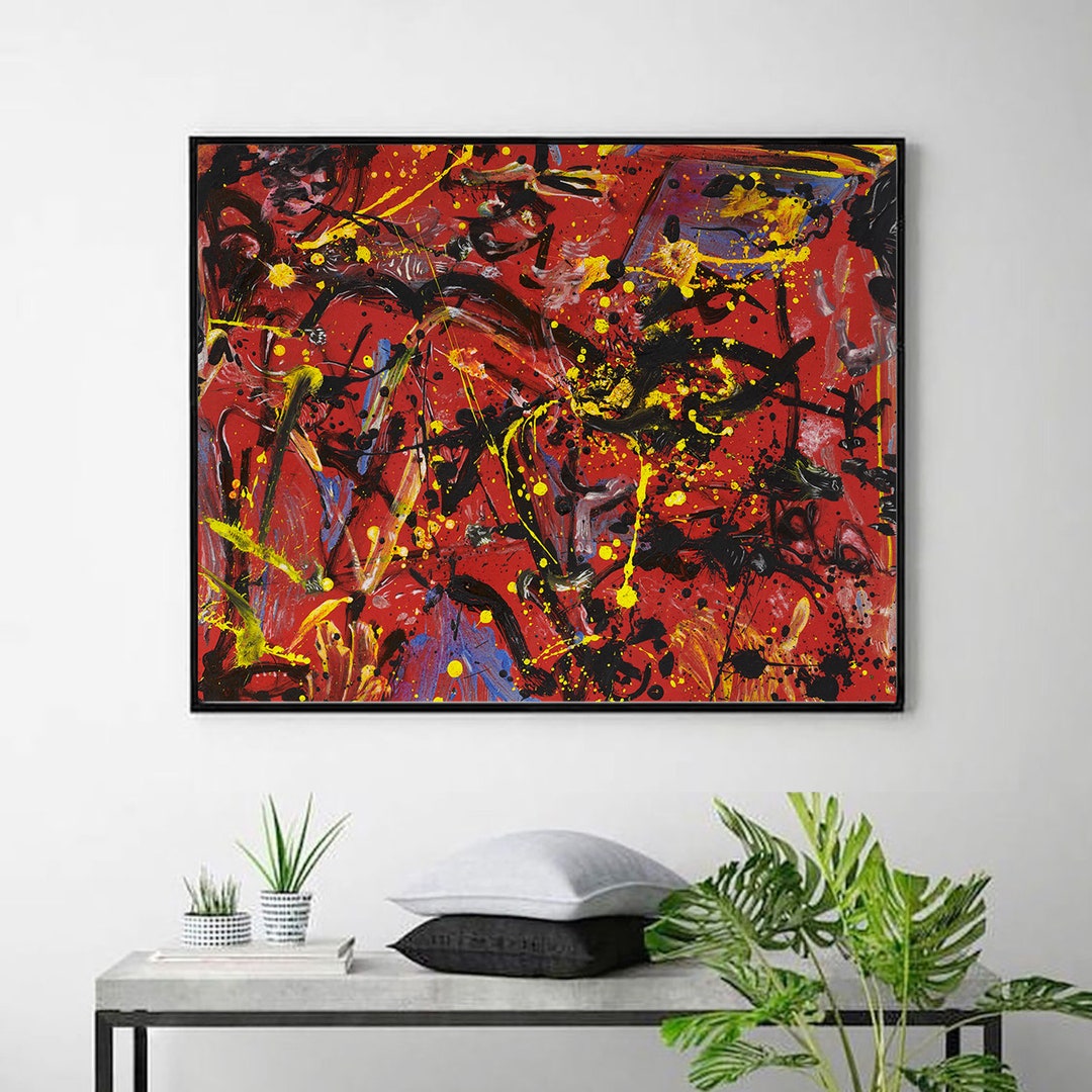 Composition-jackson Pollock,home Office Decor,fine Art Poster,abstract ...