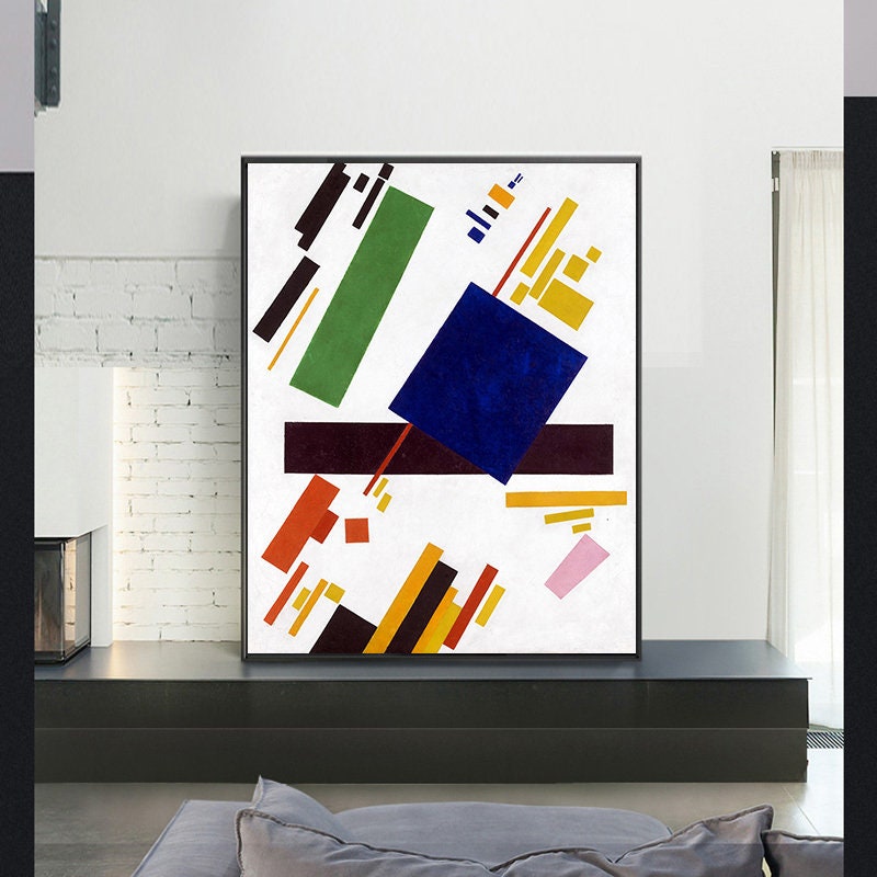 Suprematist-kazimir Malevich,home Office Decor,suprametism,gift Idea ...