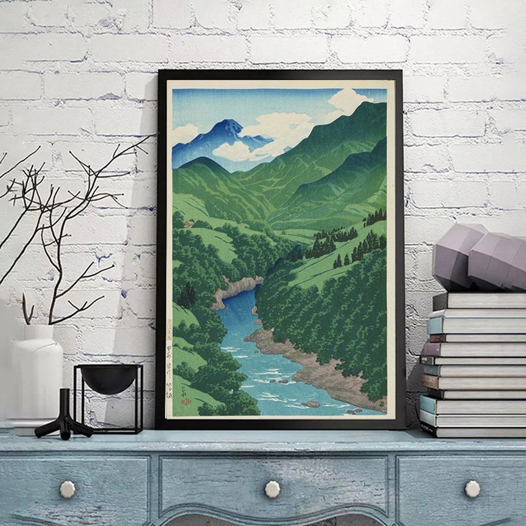 Koshu Yanagawa-kawase Hasui,home Office Decor,kawase Hasui Print ...