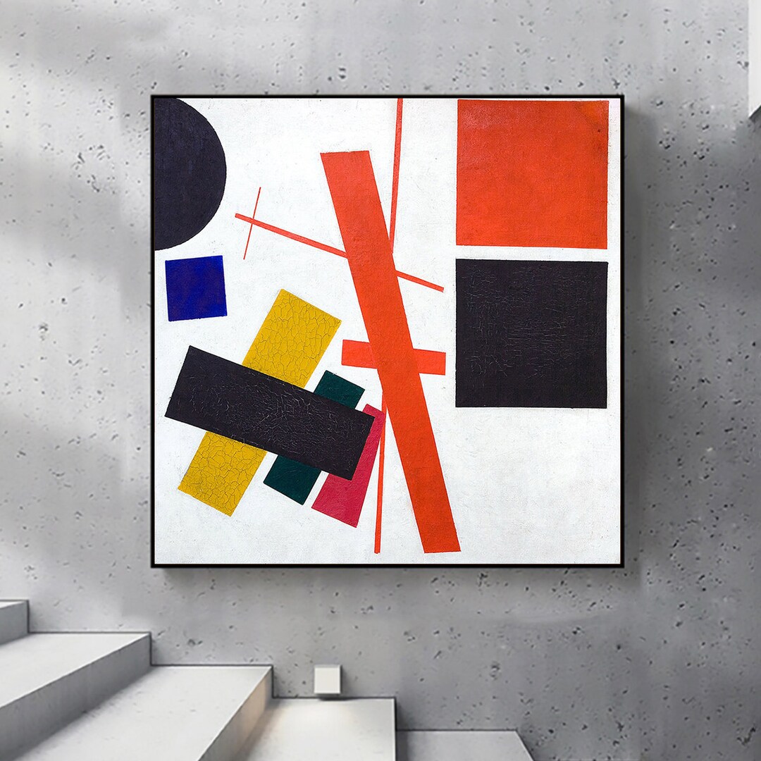 Suprematism-kazimir Malevich,home Office Decor,suprametism,gift Idea ...