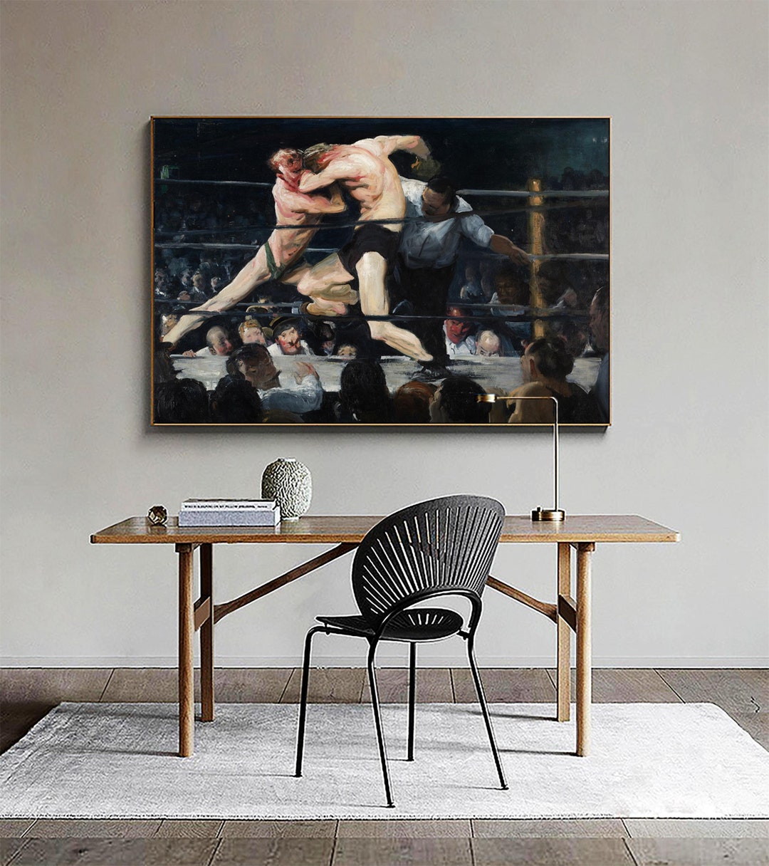 Stag Night at Sharkeys -george Bellows-famous Painting,vintage Giclee ...