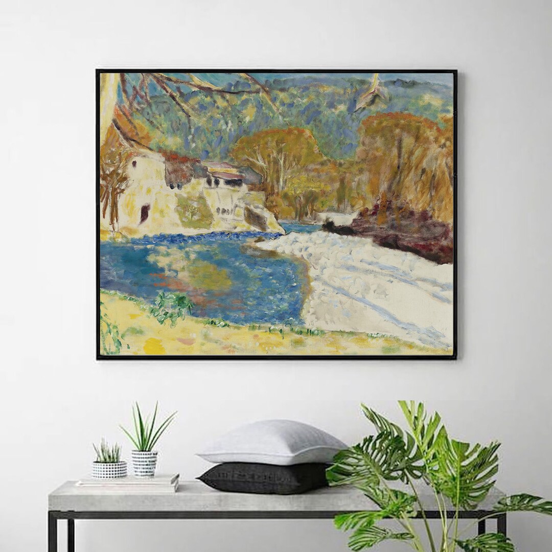 PAYSAGE Blanc-pierre Bonnard,home Office Decor,fine Art Poster,canvas ...