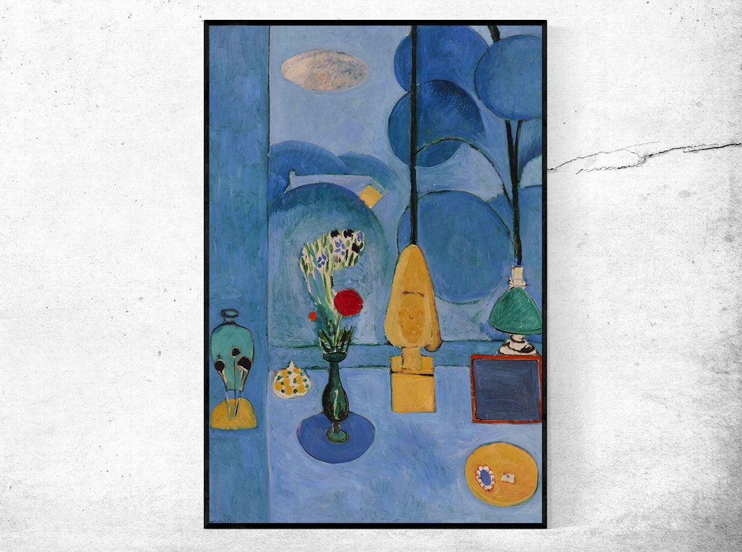 The Blue Window, 1913-henri Matisse,home Office Decor,matisse Poster ...