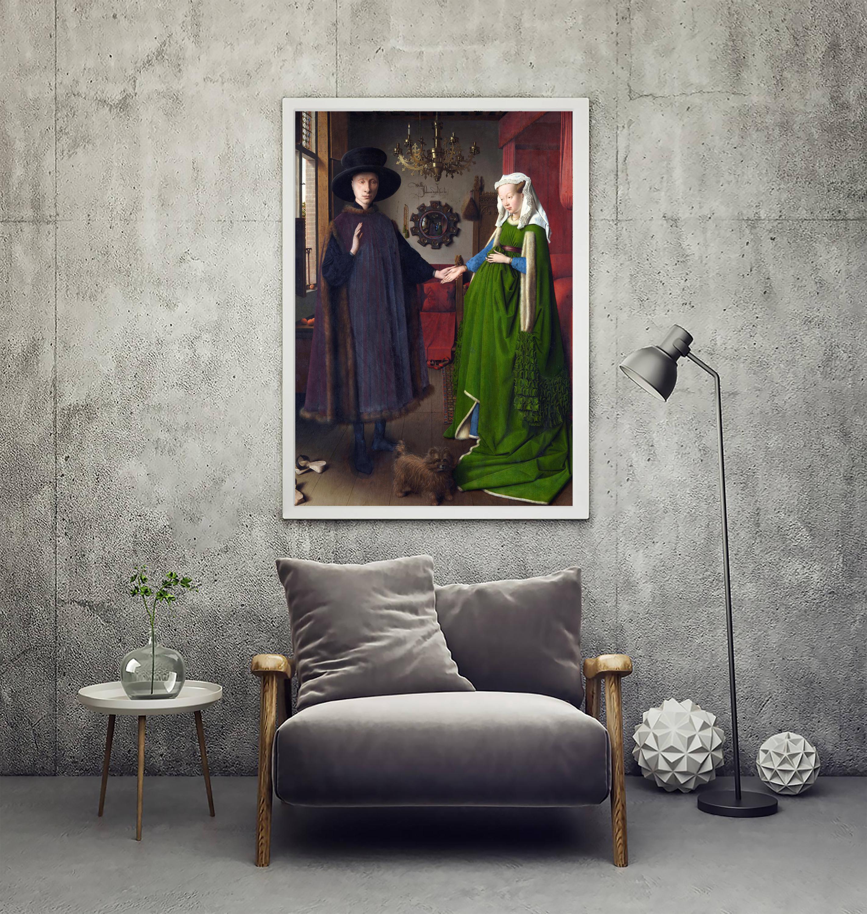 The Arnolfini Portrait - Jan Van Eyck-famous Painting,vintage Giclee ...