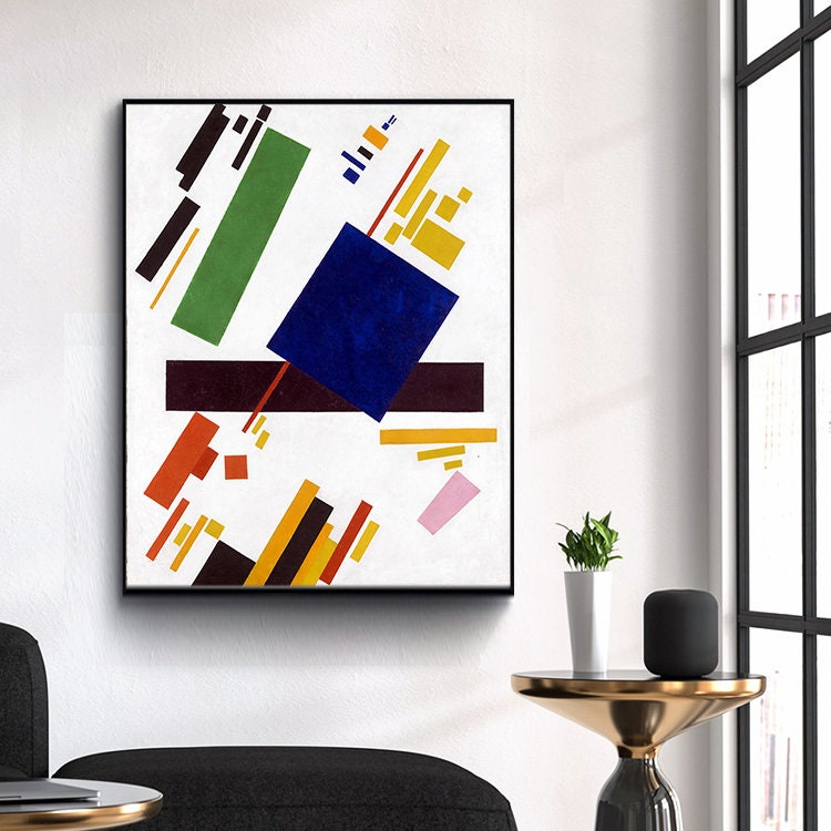 Suprematist-kazimir Malevich,home Office Decor,suprametism,gift Idea ...