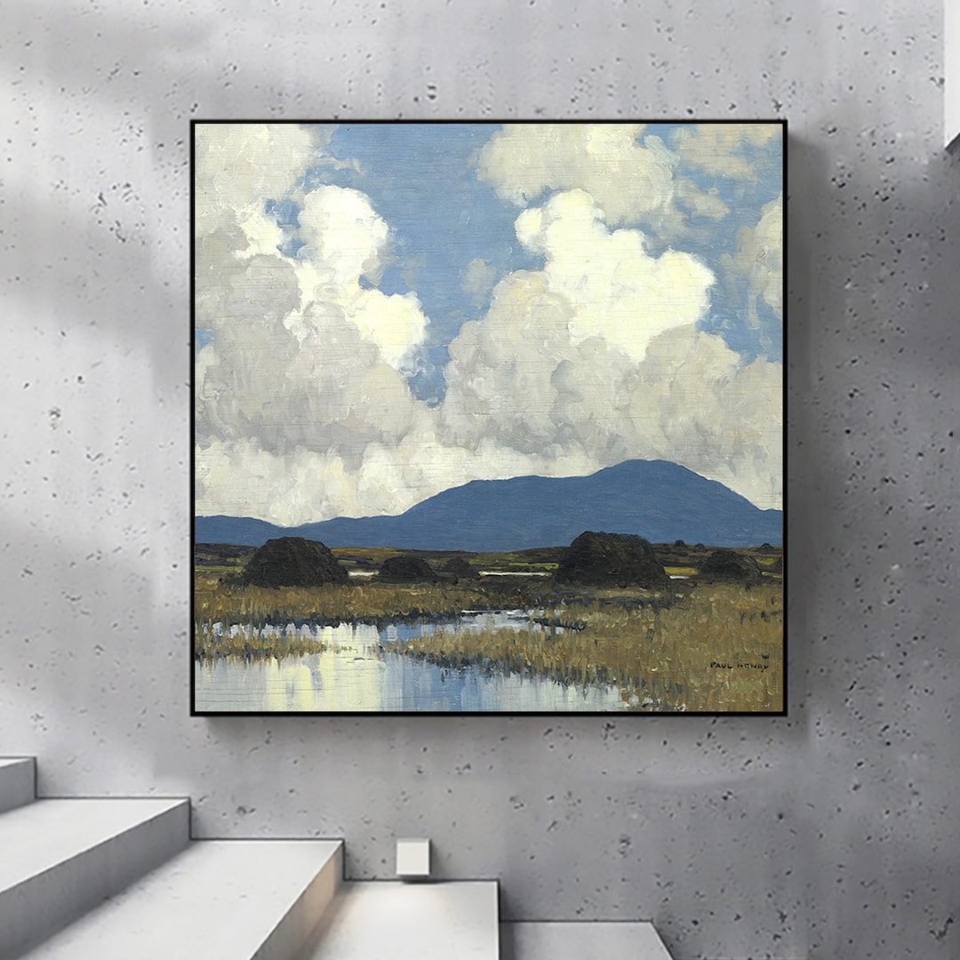 A Showery Day on the Bog, 1941-paul Henry，office ,realism,post ...