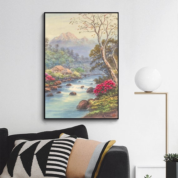 K.seki-farm by Flowing Stream-hiroshi Yoshidavintage Japan - Etsy