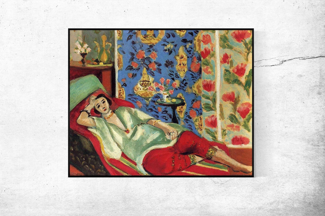 Odalisque in rote Hosen-Henri Matisse,Matisse Poster,Giclee Print ...