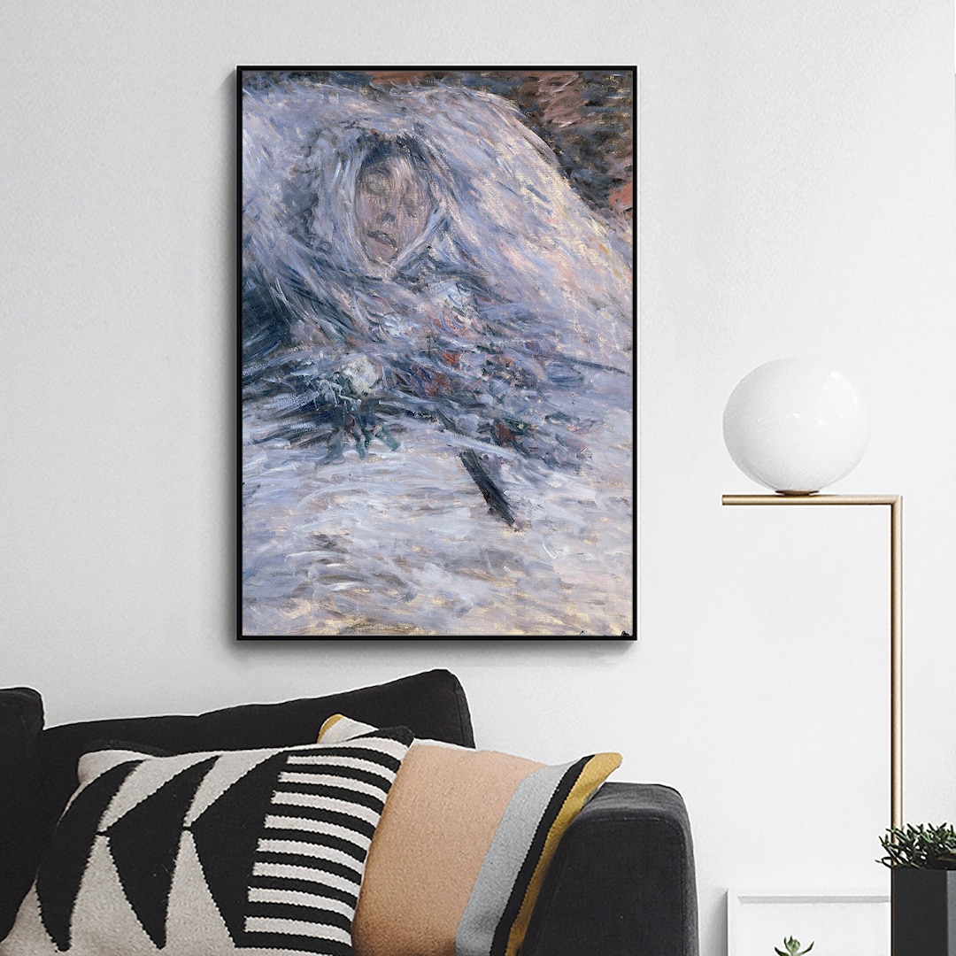 Camille Monet on Her Deathbed-claude Monet,home Office Decor,realism ...