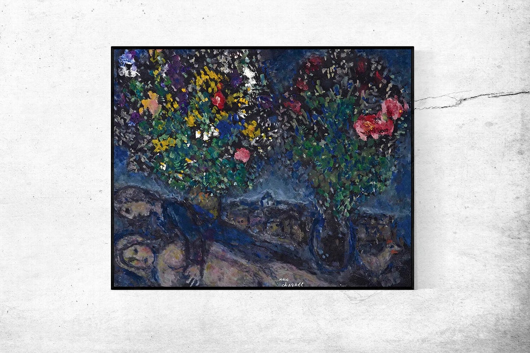 Le Reve-marc Chagall,home Office Decor,ny Exhibition Print,canvas Wall ...
