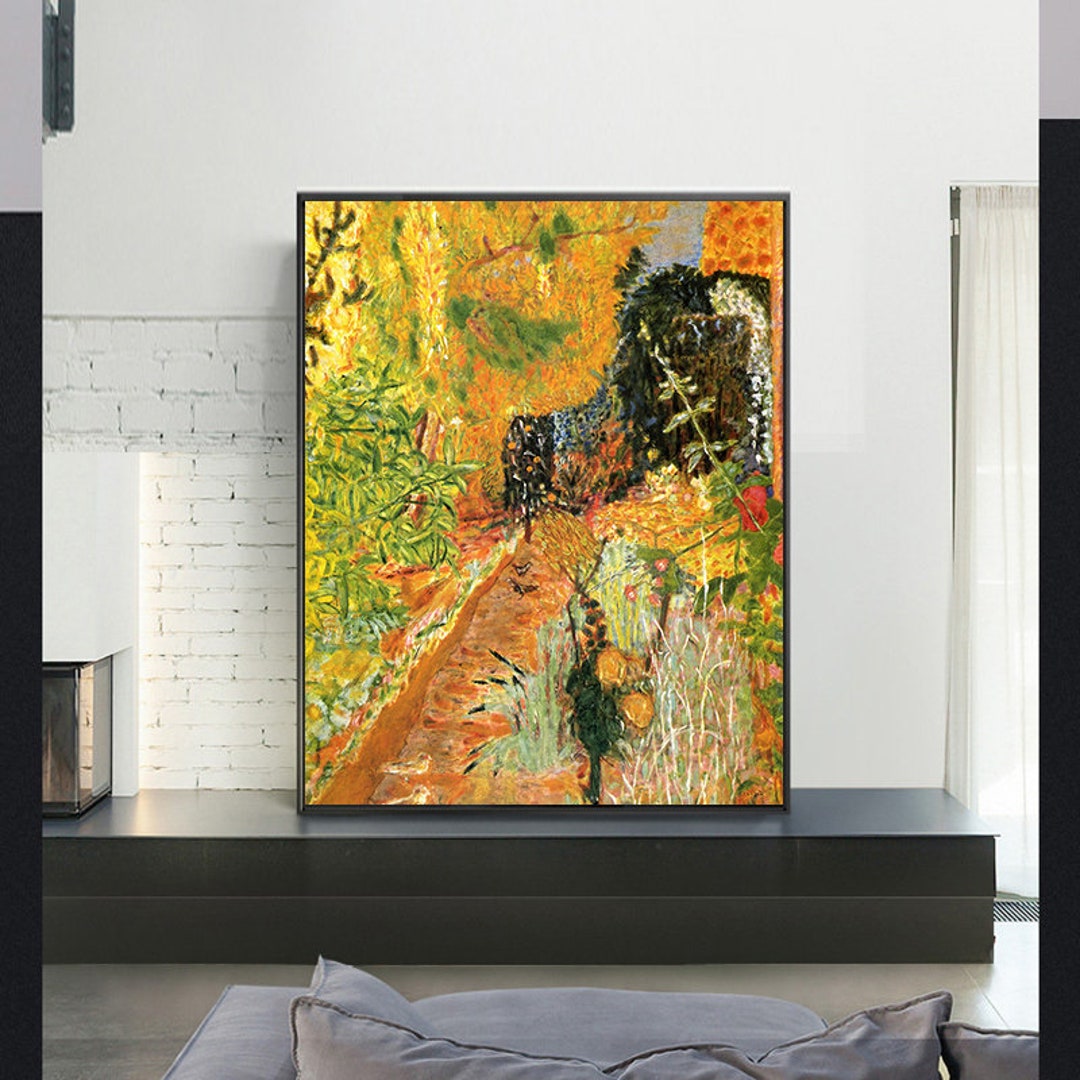 The Garden pierre Bonnard,home Office Decor,fine Art Poster,canvas Art ...
