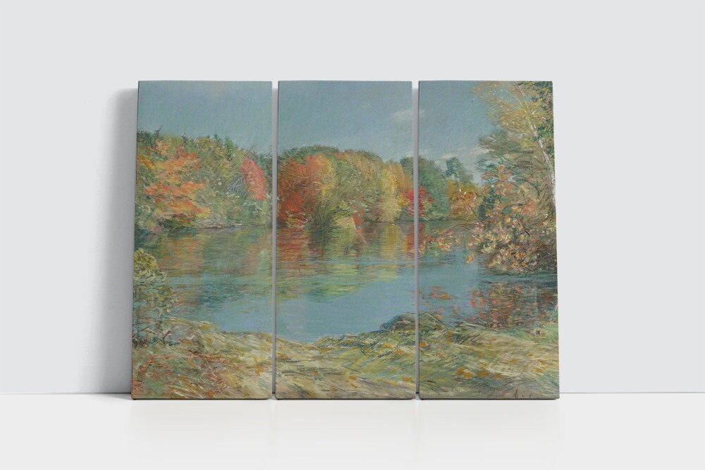 Walden Pond-frederick Childe Hassam,home Office Decor,giclee Print ...