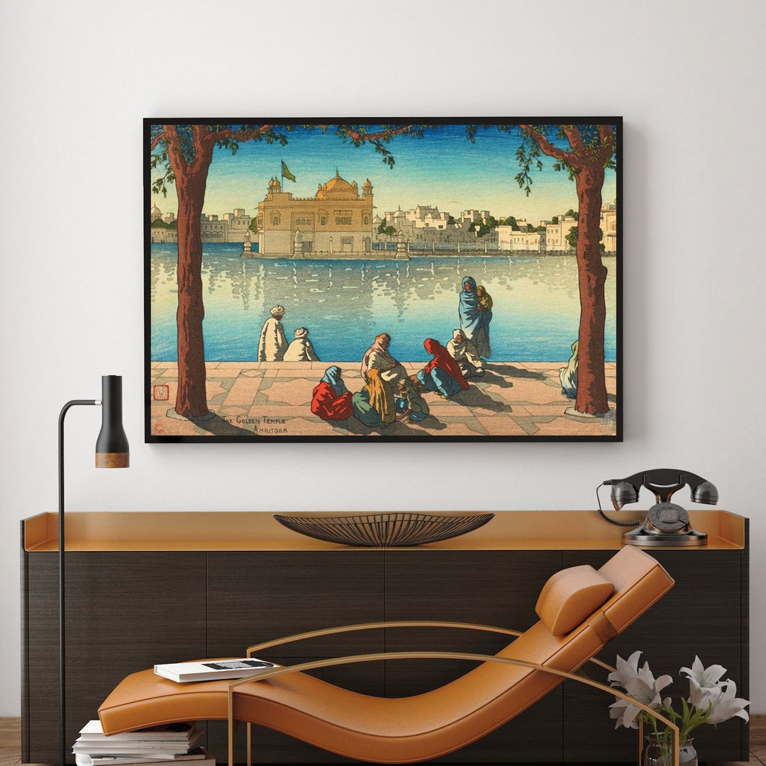 The Golden Temple, Amritsar, Punjab by Charles W. Bartlett Vintage ...