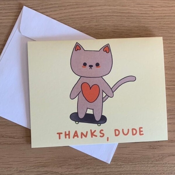 Thanks Dude - Etsy