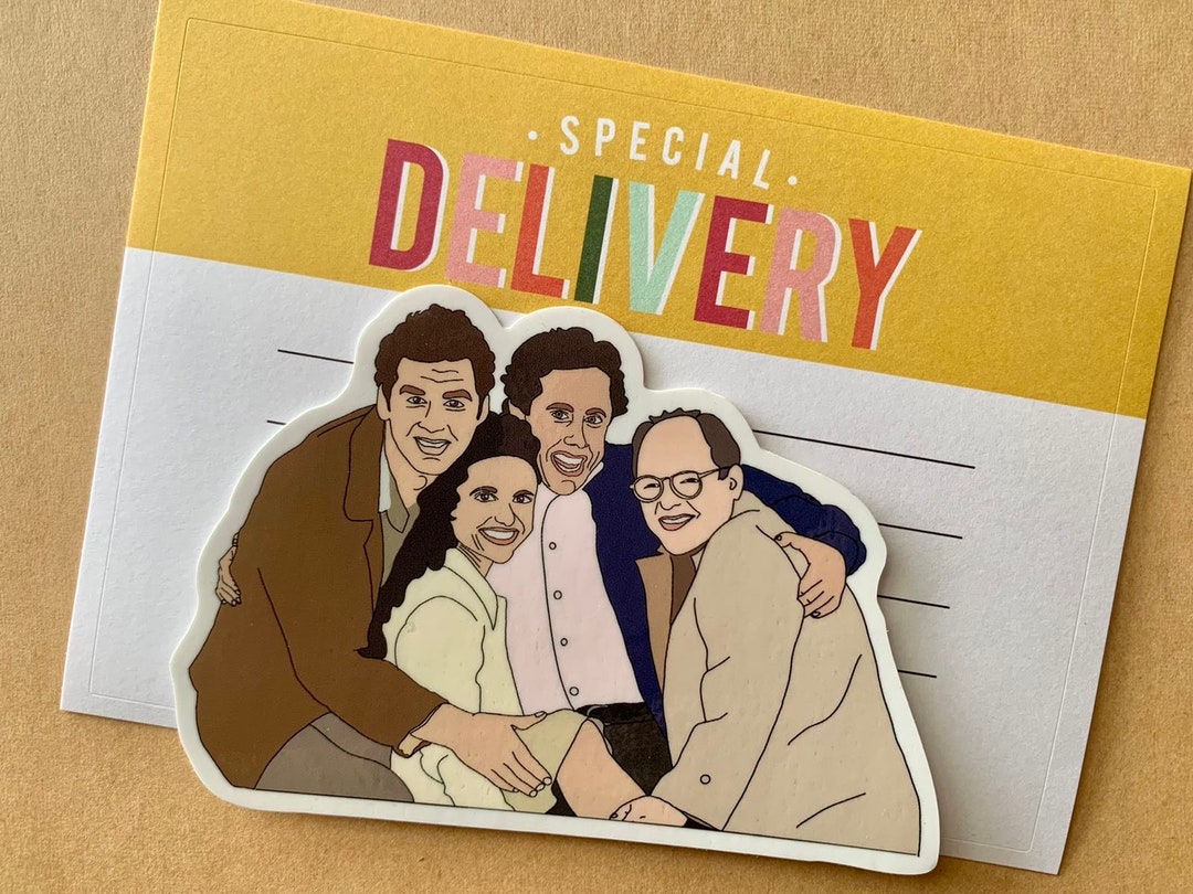 Seinfeld Sticker | Jerry Seinfeld | Seinfeld Cast | Laptop Decal | High ...