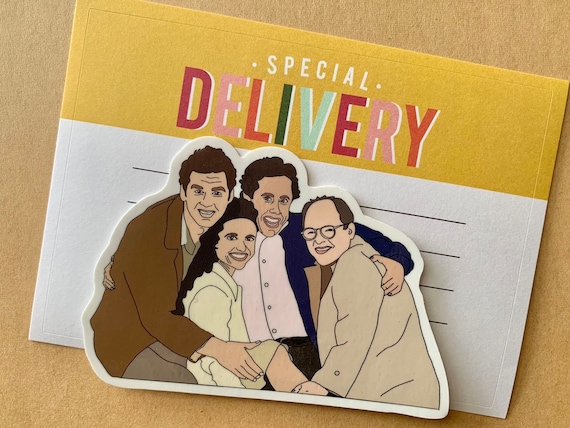 Seinfeld Sticker Jerry Seinfeld Seinfeld Cast Laptop - Etsy