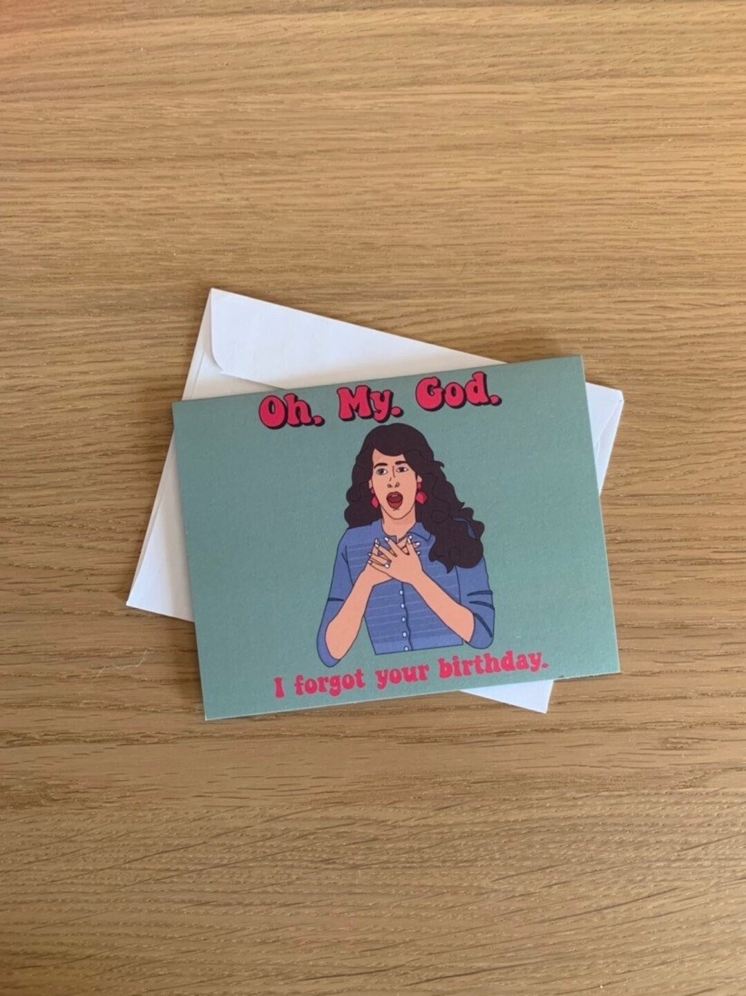 Janice Belated Birthday Card | Blank Card | Greeting Card | Friends ...