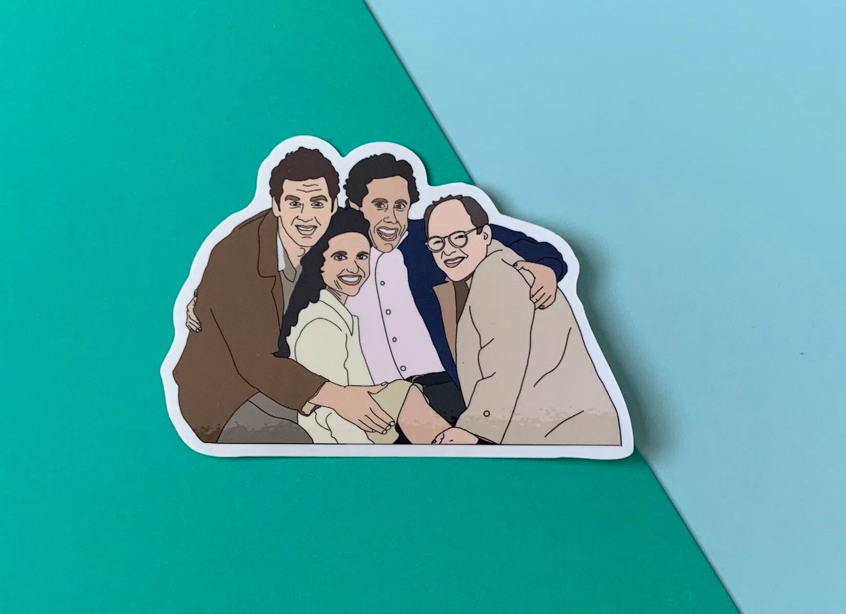 Seinfeld Sticker Jerry Seinfeld Seinfeld Cast Laptop Decal High Quality ...