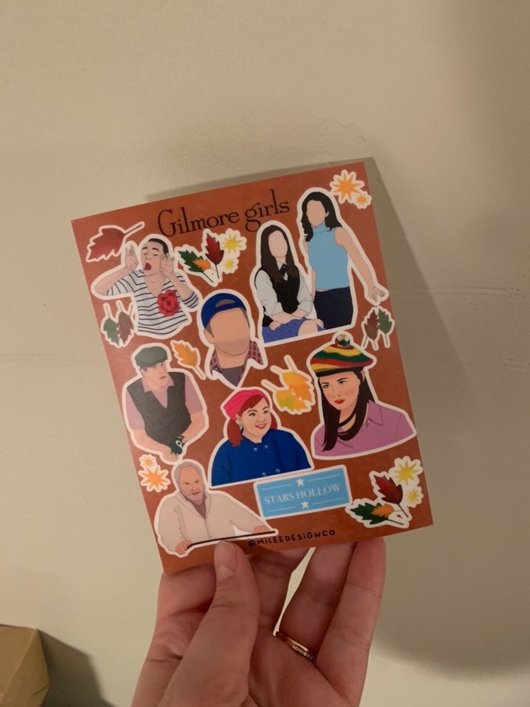 Gilmore Girls Sticker Sheet Rory Lorelai Stars Hollow Coffee Luke's ...