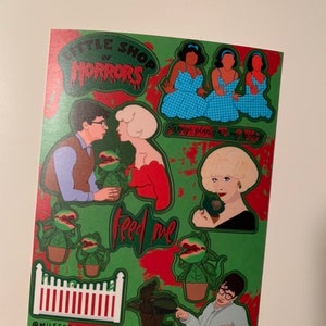Little Shop of Horrors Sticker Sheet | Suddenly Seymour | Audrey II ...