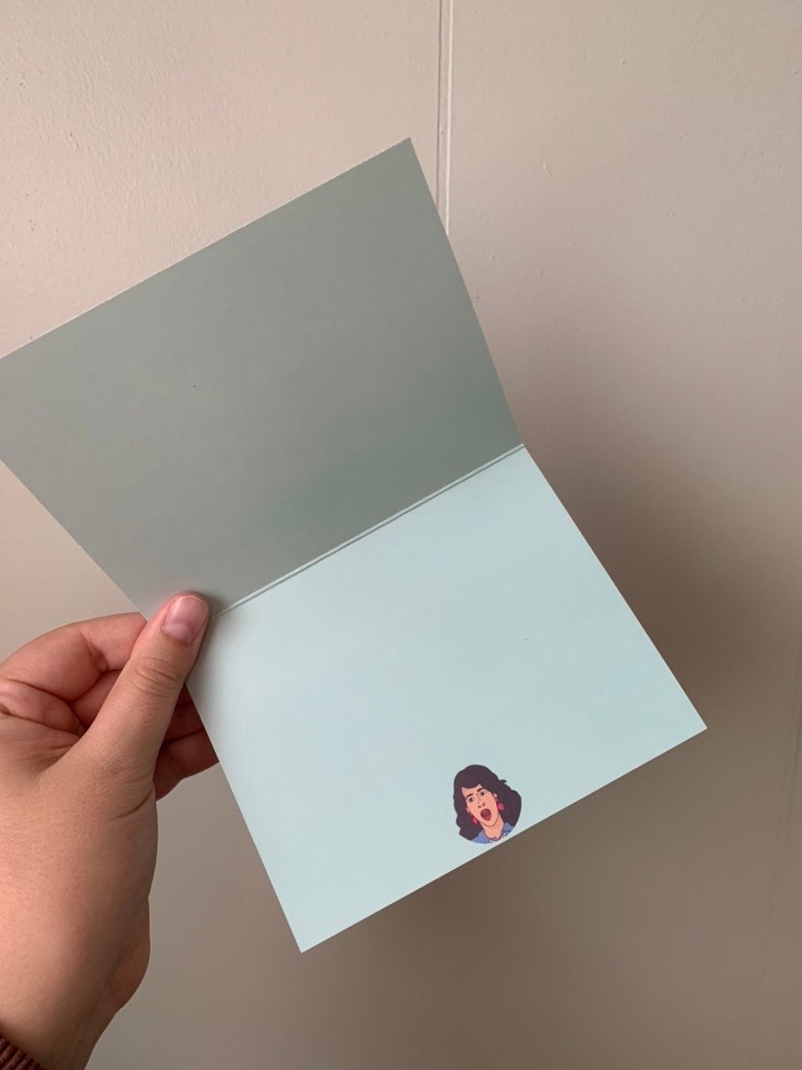 Janice Belated Birthday Card Blank Card Greeting Card - Etsy