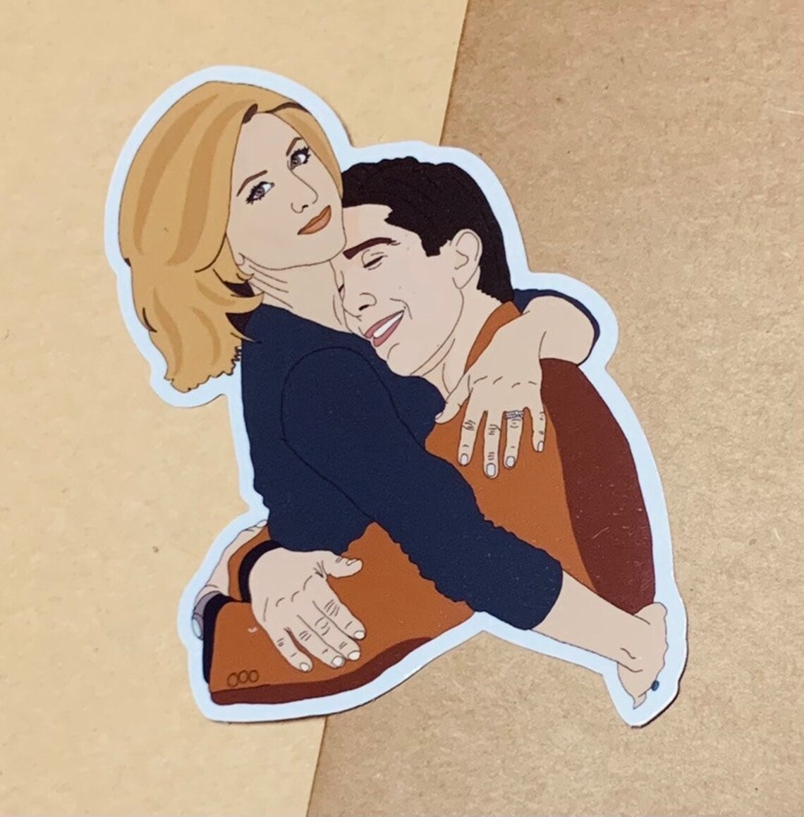 Ross and Rachel Sticker Friends Sticker Laptop Decal - Etsy