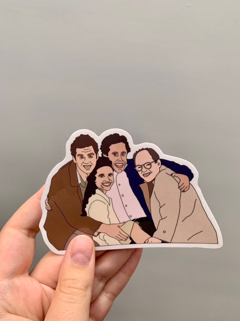 Seinfeld Sticker Jerry Seinfeld Seinfeld Cast Laptop - Etsy