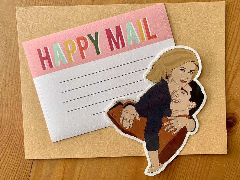 Ross and Rachel Sticker Friends Sticker Laptop Decal - Etsy