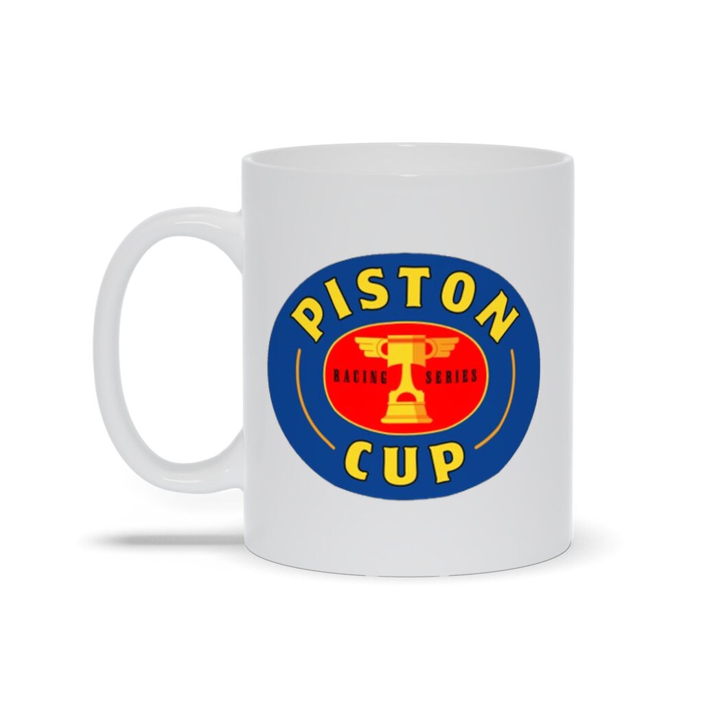 Piston Cup Ceramic Mug - Cars Trophy Coffee Cup - High-octane Morning ...