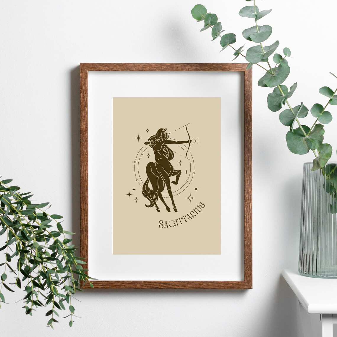 Set of 3 Minimalist Line Art Sagittarius Digital Prints | Simple ...