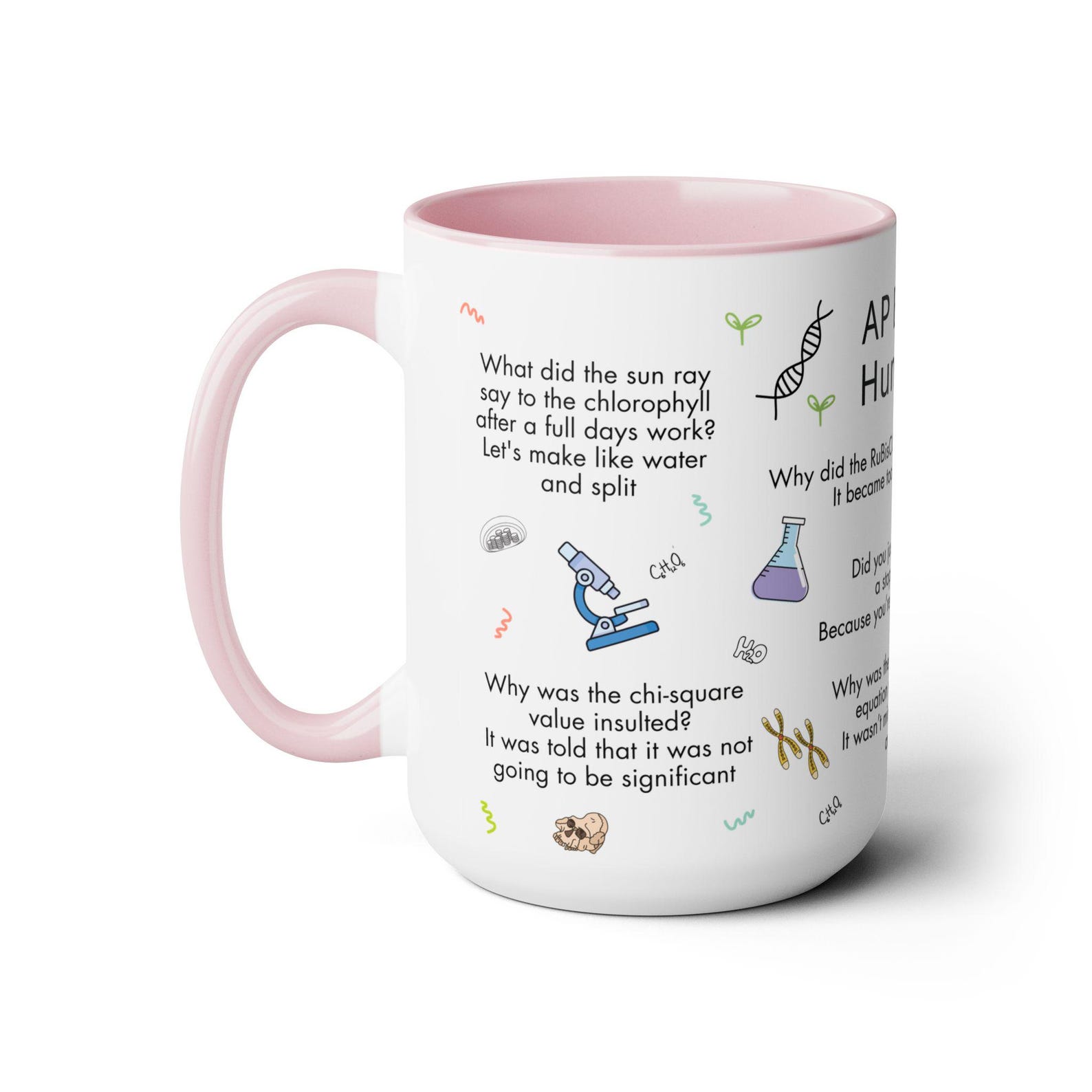 Funny AP Biology Mug: Inside Jokes for Teachers - 15oz - Etsy
