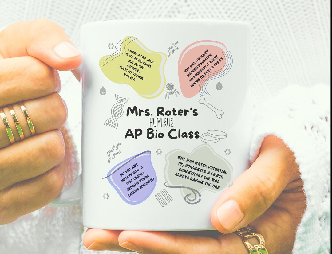 Funny AP Biology Mug – Personalized Teacher Gift With Biology Jokes - Etsy