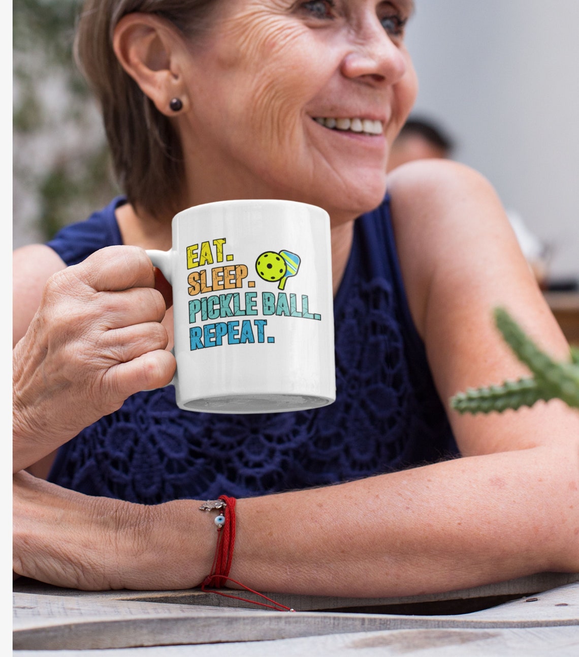 Custom Pickleball Mug for Pickleball Lovers, Eat Sleep Pickleball ...