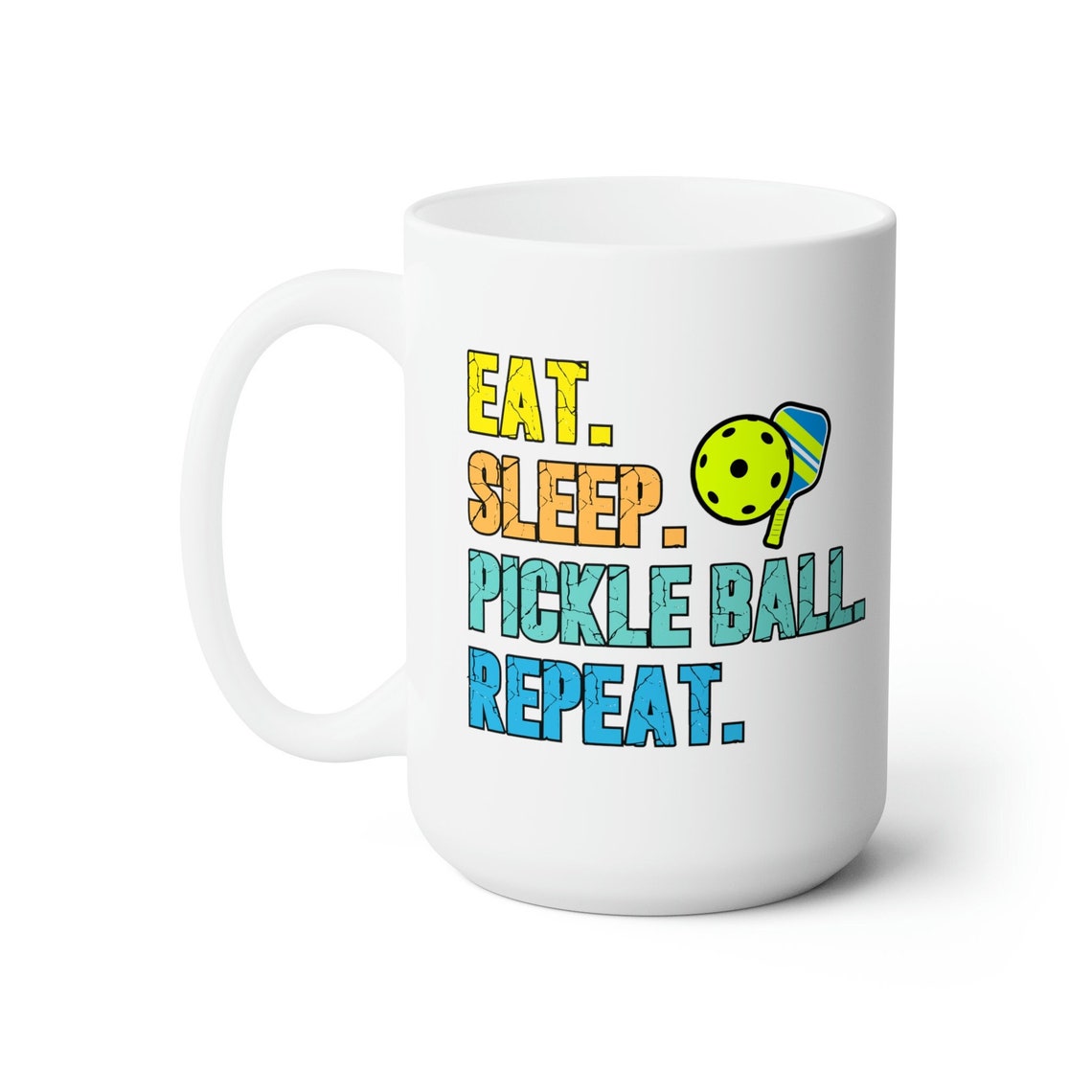 Custom Pickleball Mug for Pickleball Lovers, Eat Sleep Pickleball ...
