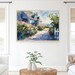 Rose Covered Cottage Art Cape Cod Painting Beach House Painting Print ...