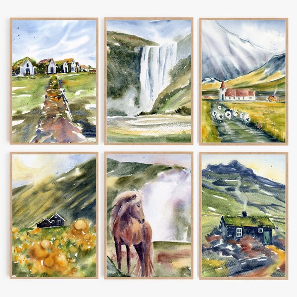 Iceland Artwork - Etsy