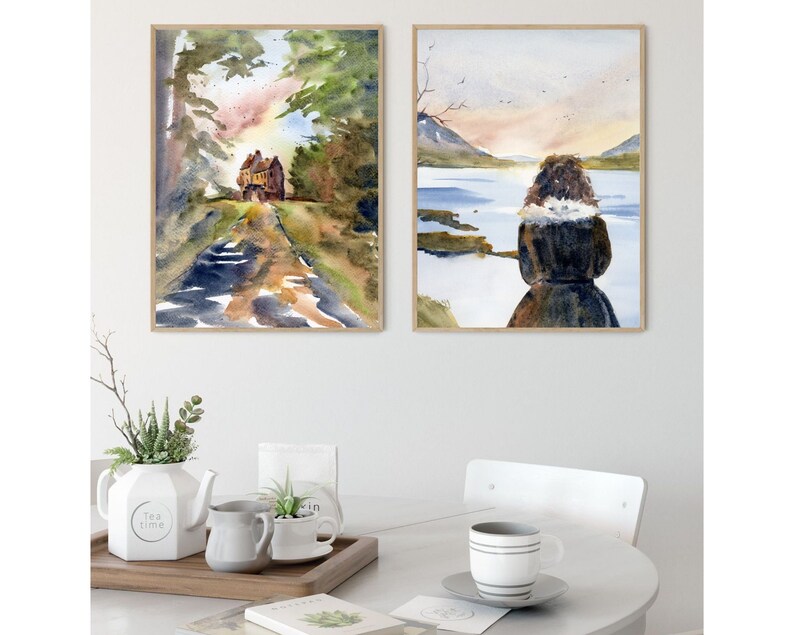 Outlander Fine Art Large Print Castle Painting Scottish - Etsy