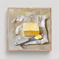 Butter Art Print, Modern Kitchen Decor, Horizontal Wall Art, Pop Art ...