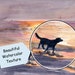 Labrador Dog Art Print: Beach Sunset Watercolor Painting - Etsy